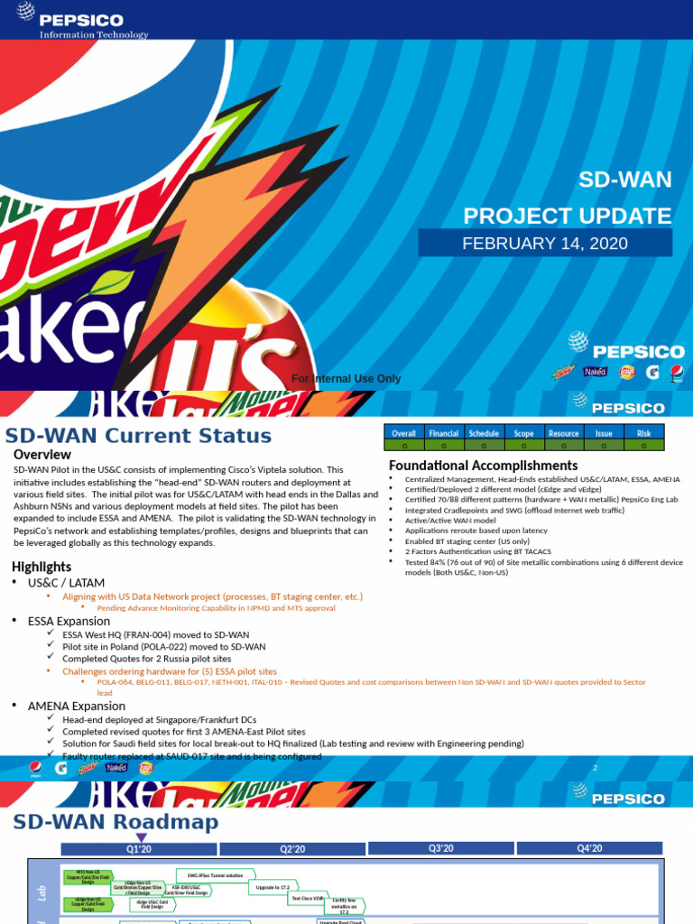 SD-WAN Steering Committee Update Feb 14 2020 | PDF | Voice Over Ip ...