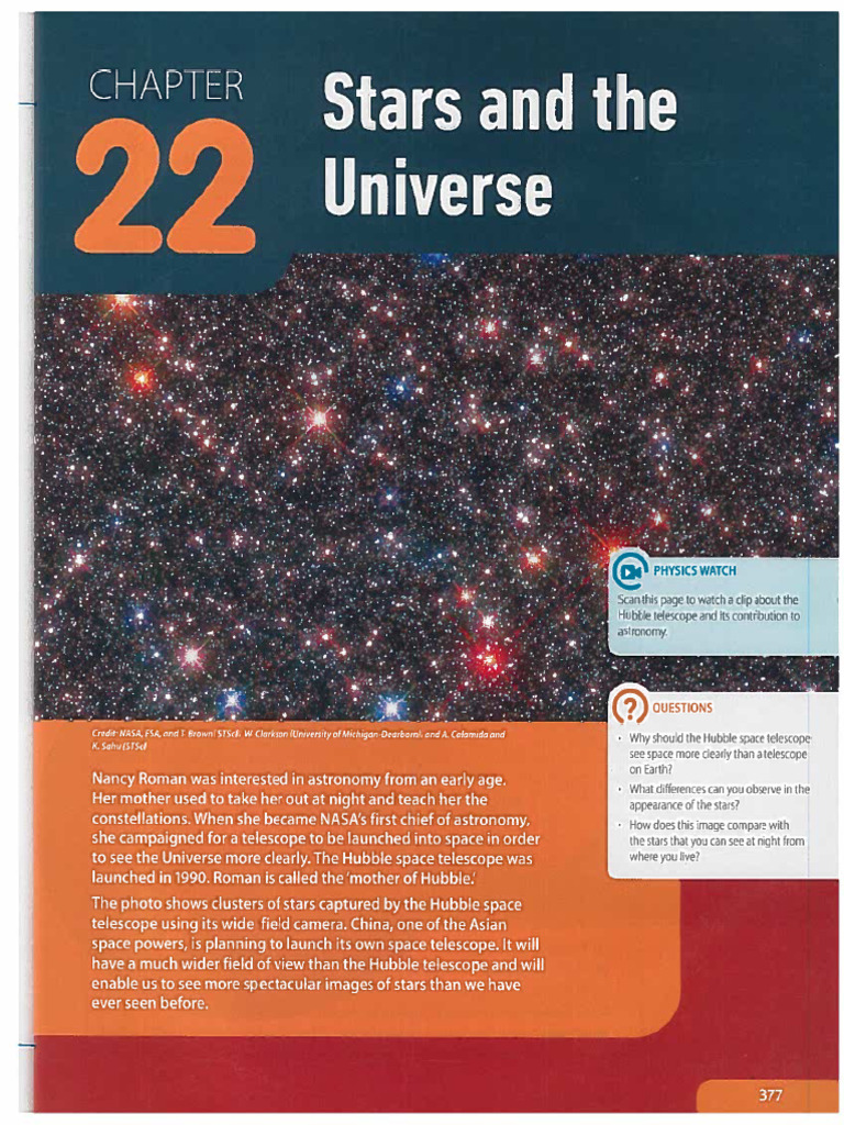 Stars and The Universe | PDF