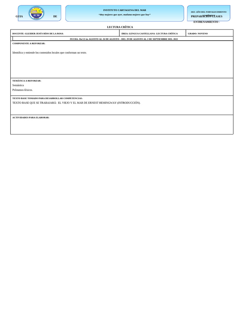 Del 5 de SPT Al 12 Lect Nov | PDF