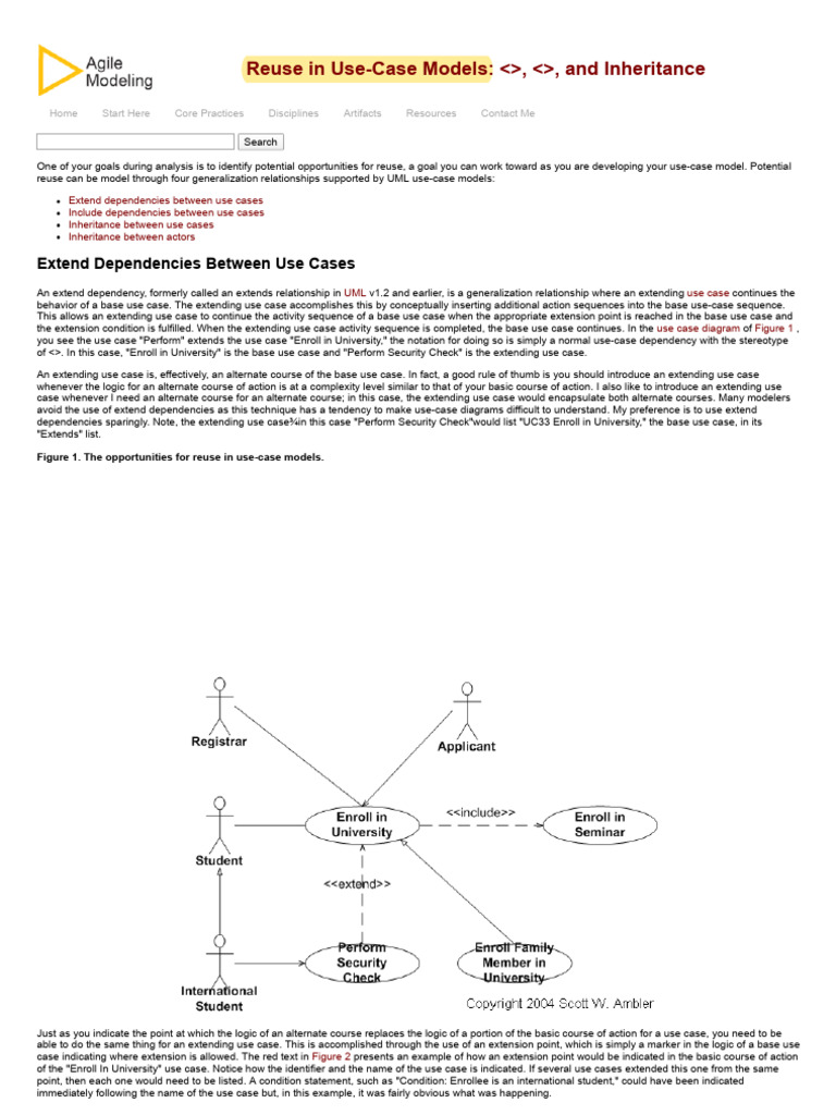Example of Usecase Diagram and Specification | PDF | Use Case | Agile ...