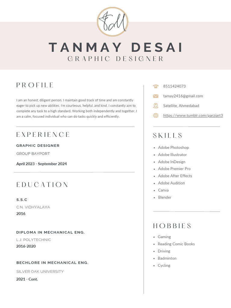 Tanmay Desai | PDF