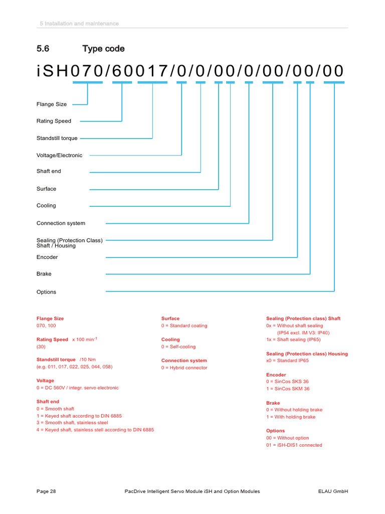 iSH-070 Motor Specifications and Dimensions | PDF | Electricity ...