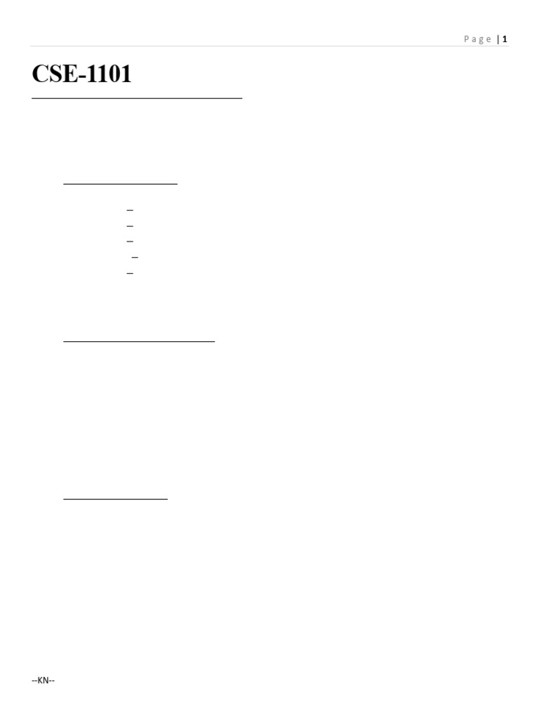 cse-1101-common-definitions-from-previous-exam | PDF | Pointer (Computer Programming) | Reserved ...