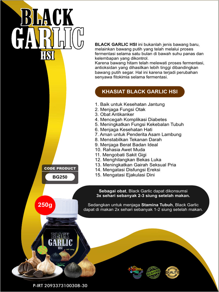 Brosure Black Garlic - 04012024 | PDF
