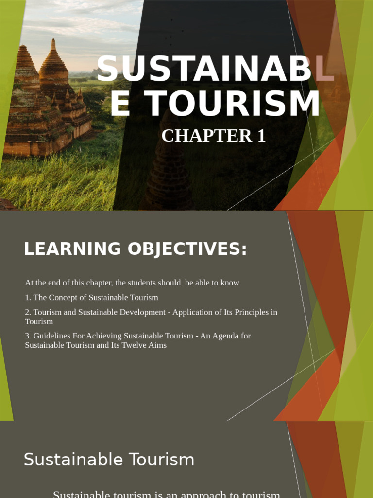 Chapter 1 - Sustainable Tourism | PDF | Sustainability | Tourism