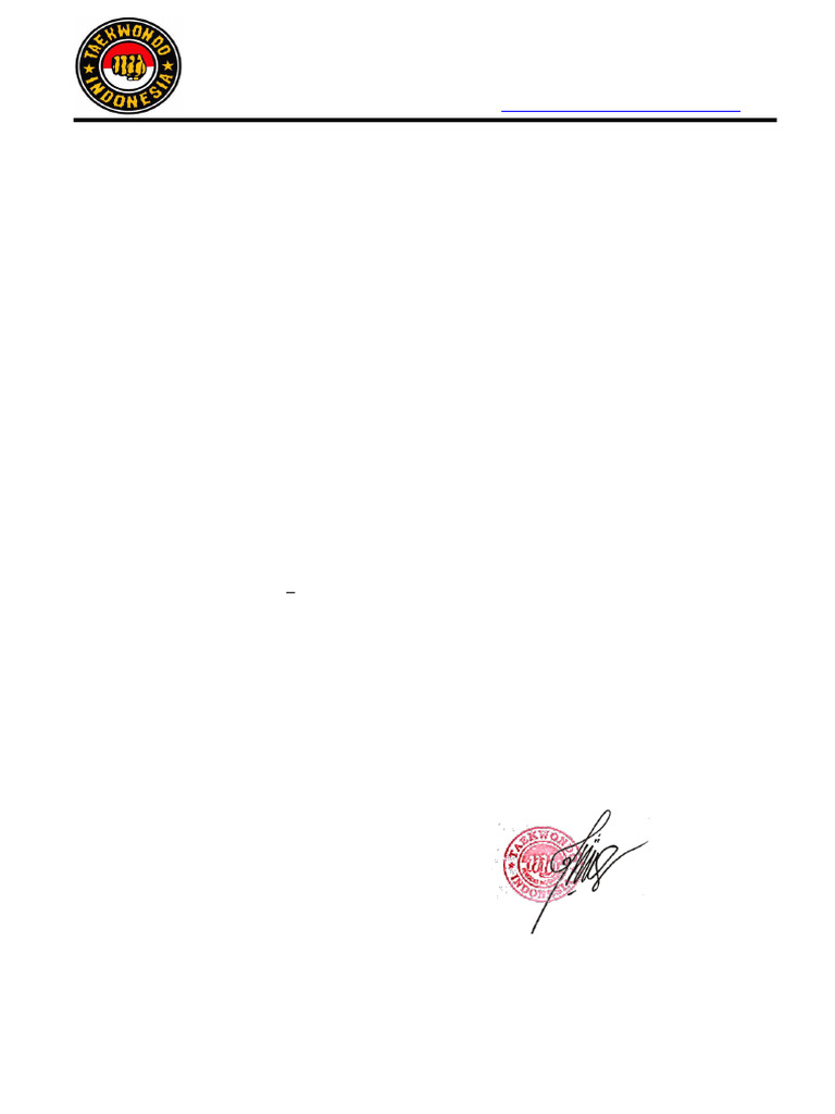 Surat Pemberitahuan Koni Gubernur Cup 2024 | PDF