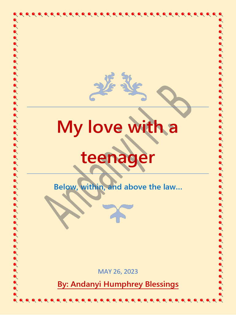 My Love With A Teenager Combined 4222024 Final | PDF