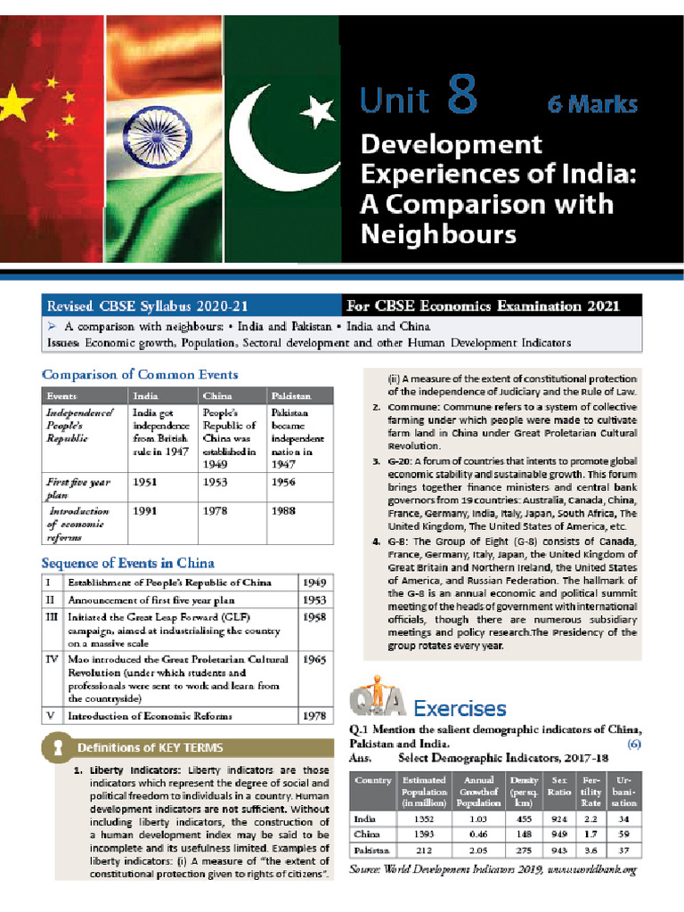 Dey's IED Ch 10 for 2021 Exam Exam Handbook Economics XII | PDF