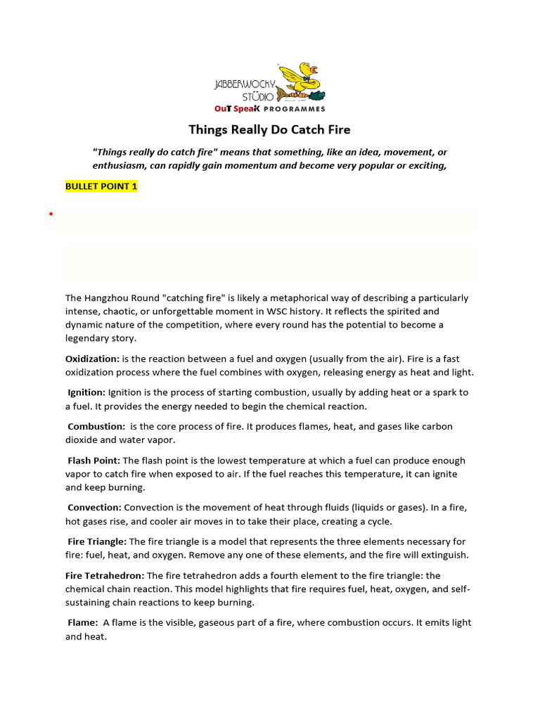 Fire: History, Science, and Impact | PDF | Fires | Combustion