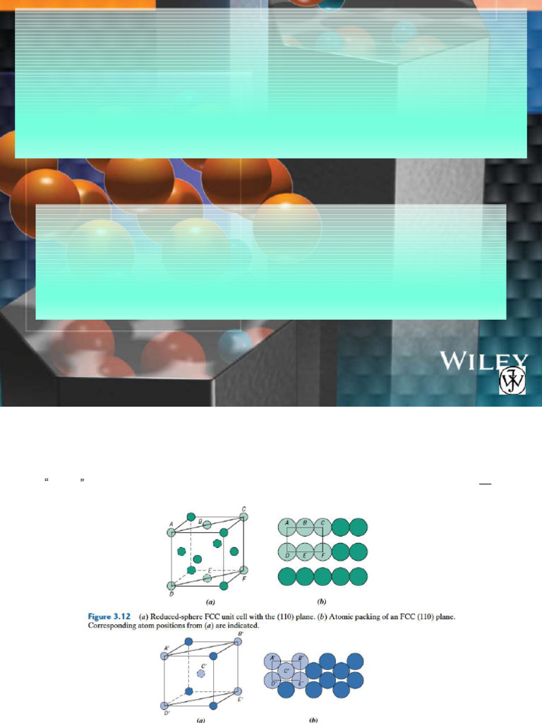Chapter 3 - The Structure of Crystalline Solids Part 4 | PDF | Crystal Structure | Crystallography
