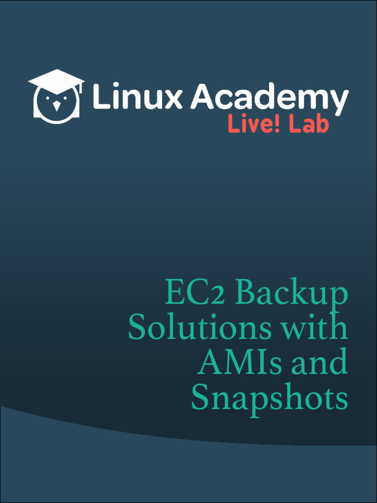 Ec2 Backup Solutions - 1491853378 | PDF | Computing Platforms | Computer Science
