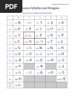 Hiragana Practice Sheet | PDF