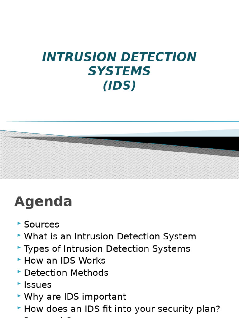 Overview of Intrusion Detection Systems | PDF | Computer Network | Security
