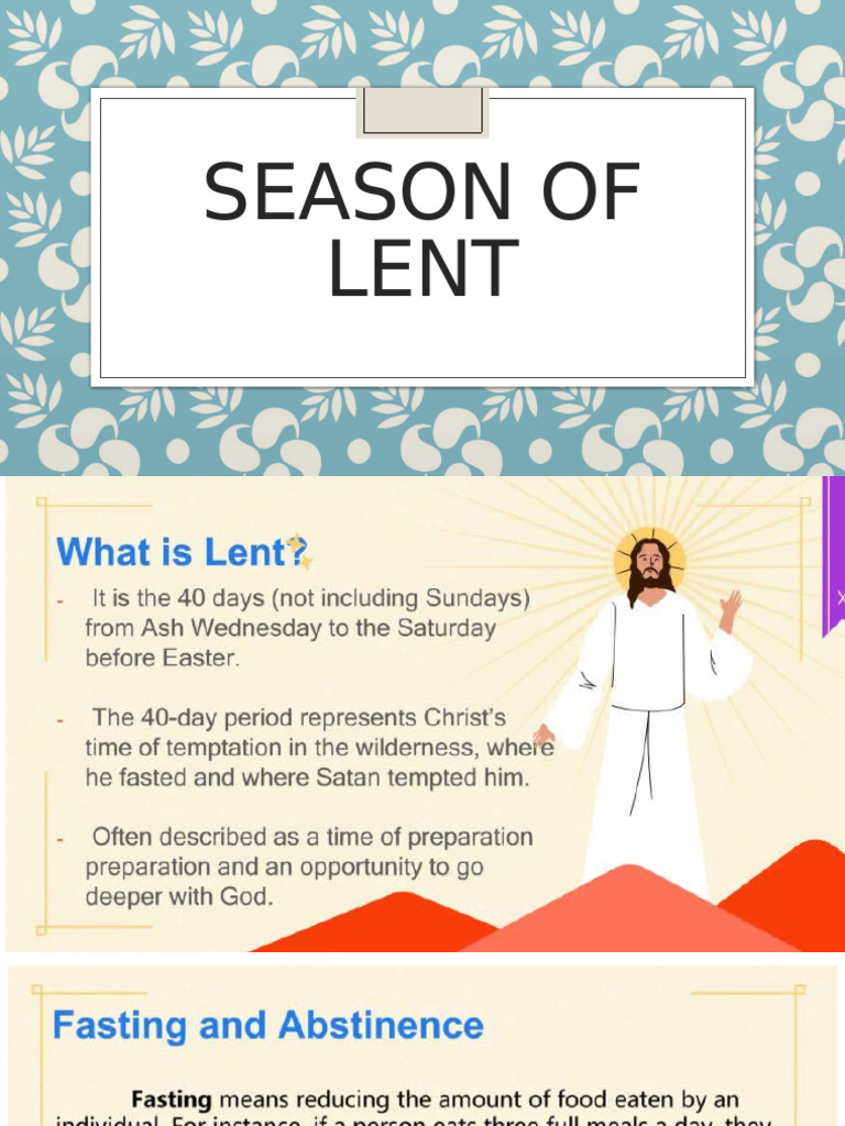 Season-of-Lent | PDF