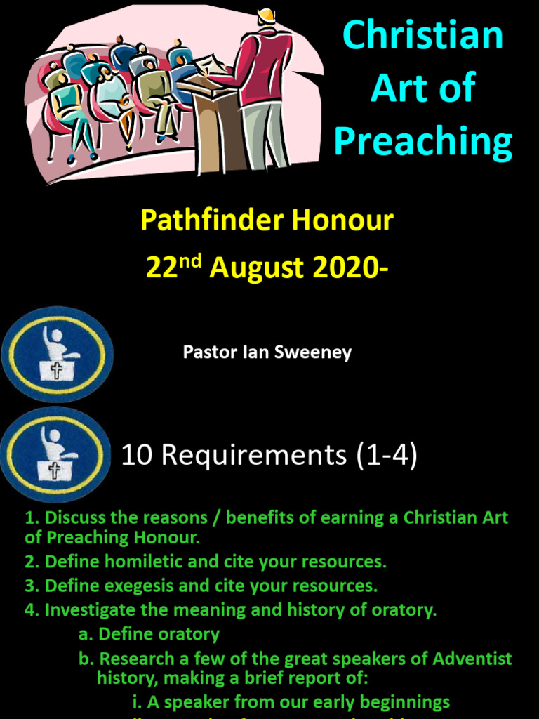 Christian Art of Preaching Presentation Final | PDF | Sermon ...