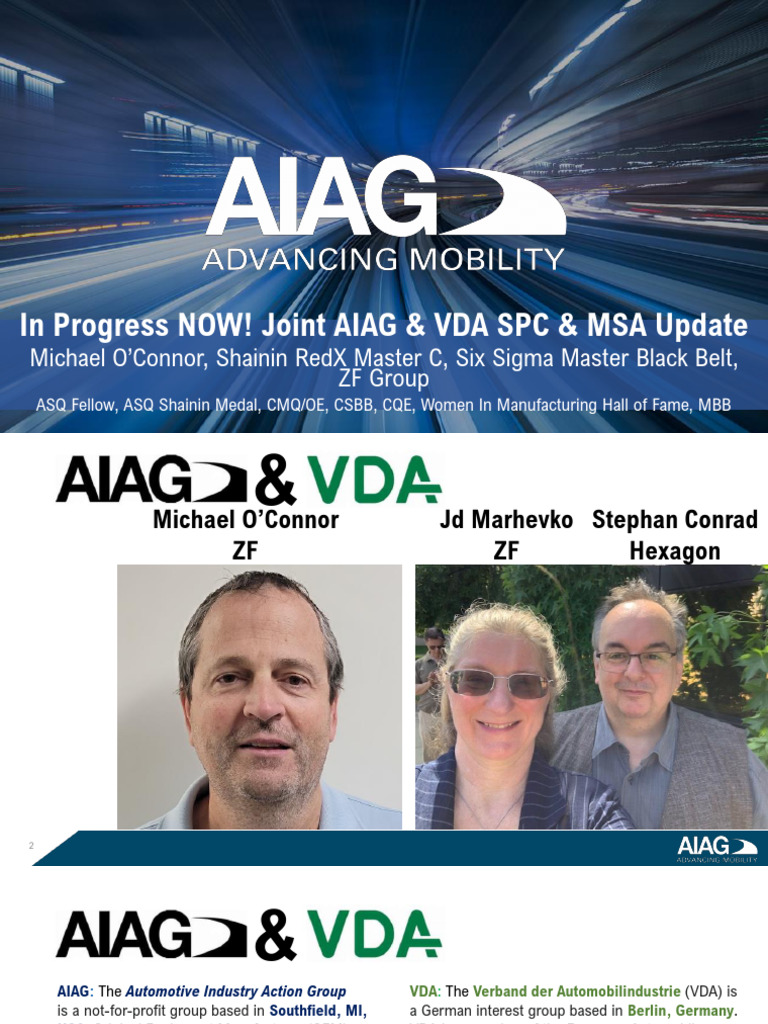 AIAG & VDA SPC & MSA Updates | PDF | Production And Manufacturing ...