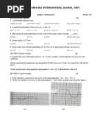 Class 10 Maths Polynomials PYQs | PDF