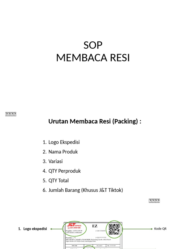 SOP Packing (Baca resi) | PDF