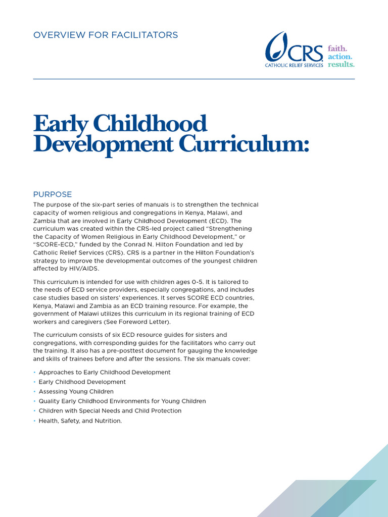 Early Childhood Development Curriculum Overview | PDF | Early Childhood ...