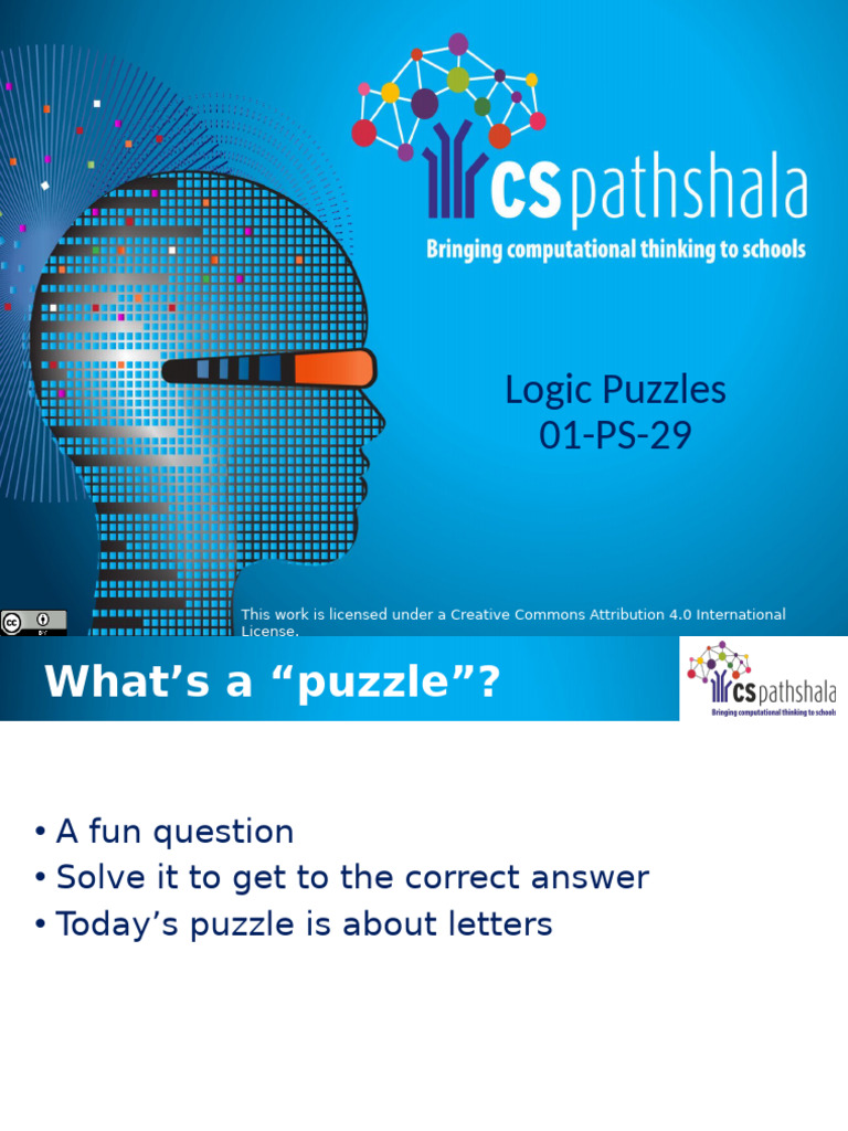 Letter-Based Logic Puzzles | PDF