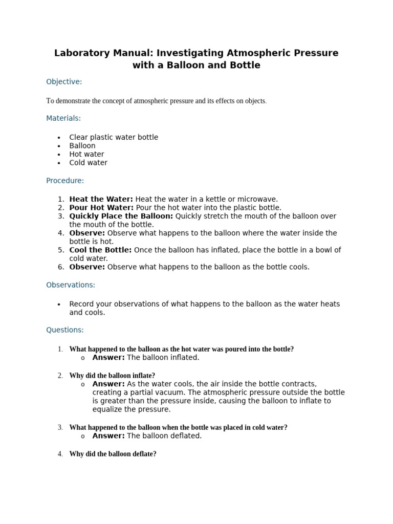 Laboratory Manual | PDF