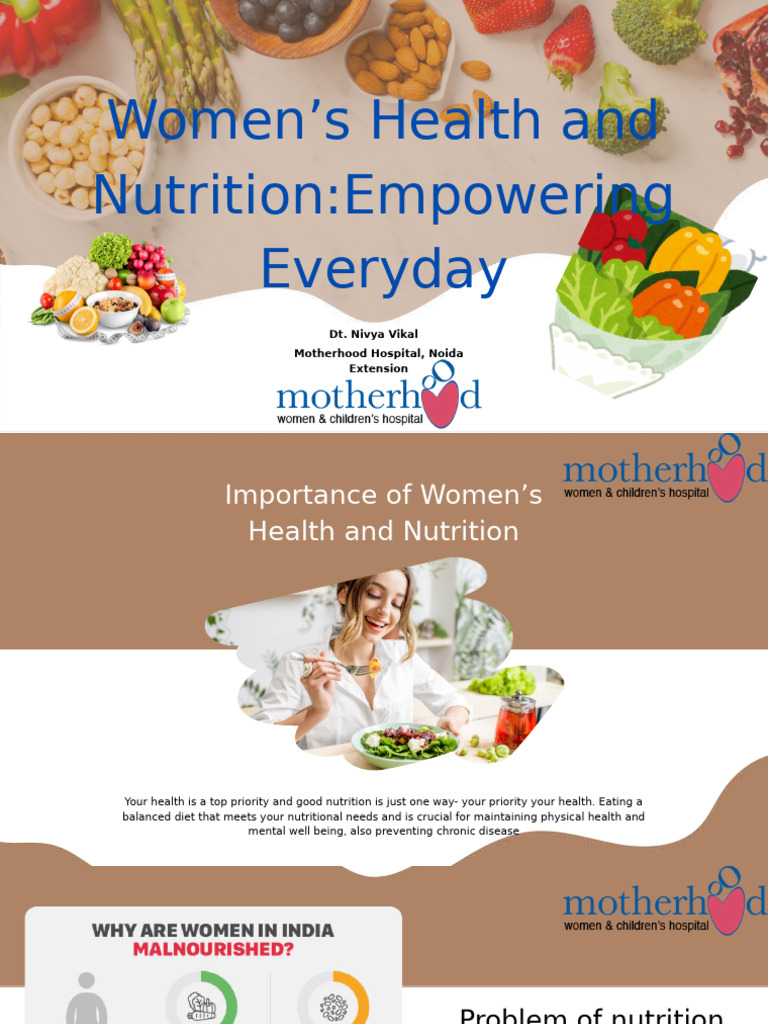 Women's Nutrition for Health and Wellness | PDF | Healthy Diet | Nutrition