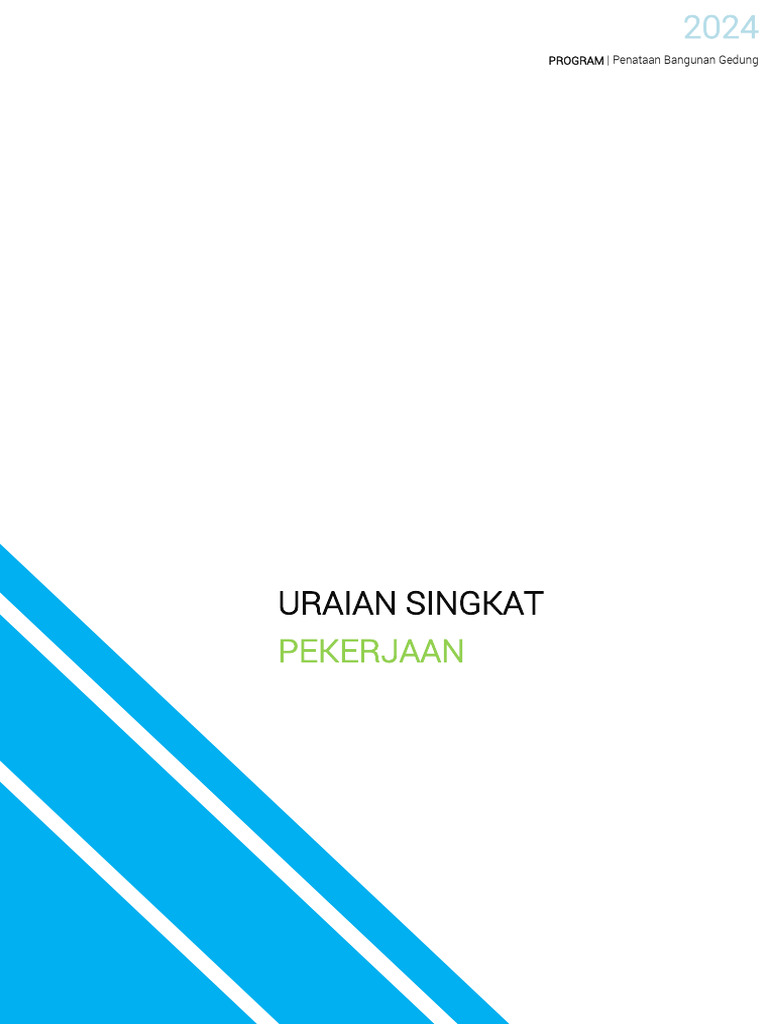 Uraian Singkat Pembangunan Kantor Kacabjari Camba Kec. Camba | PDF