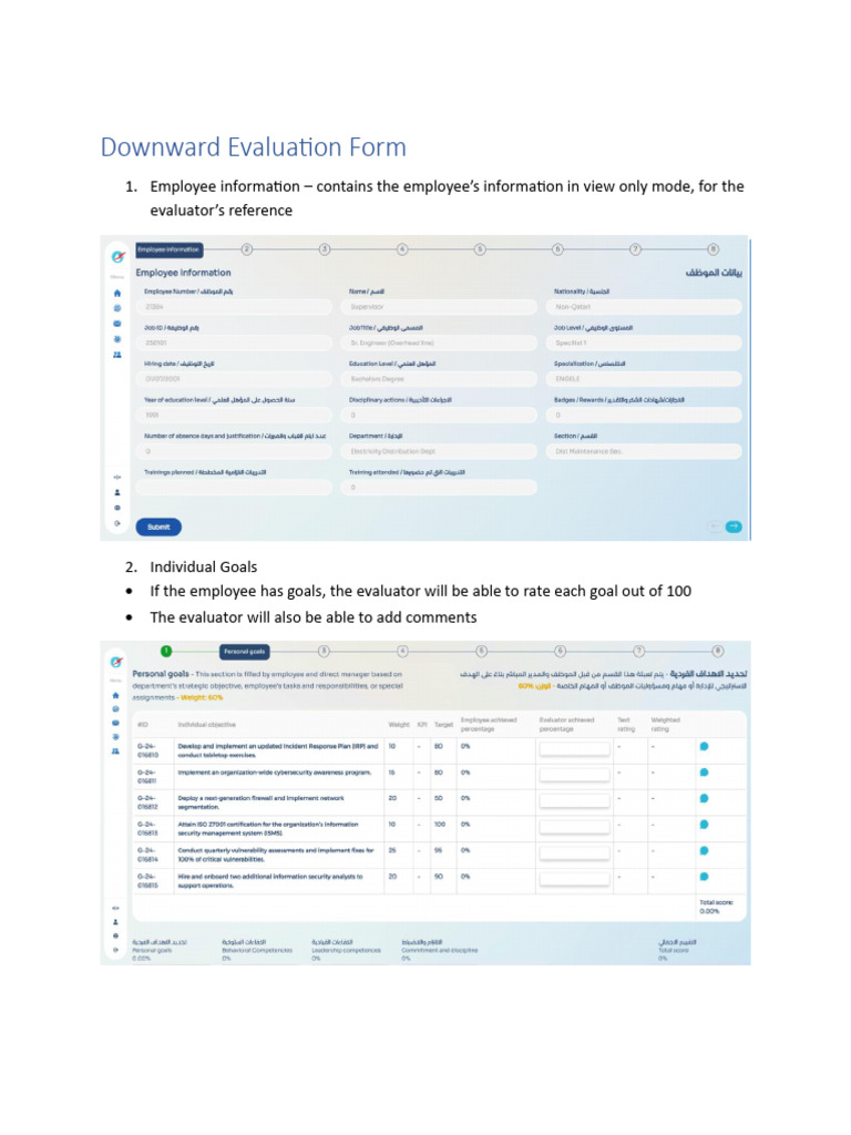 Downward Evaluation + Grievance | PDF