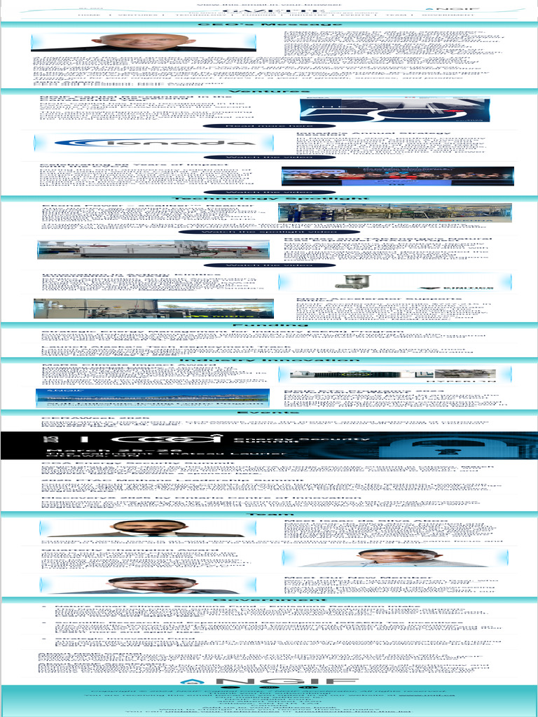NGIF Gazette Issue 3 Final | PDF | Clean Technology | Economies