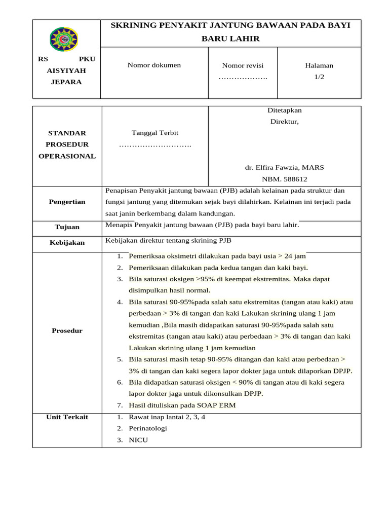 Spo Skrining PJB | PDF