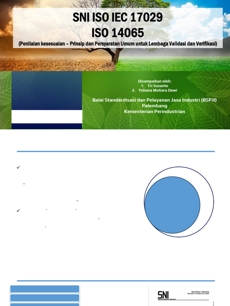 Materi PPT Iso 17029 14065 - Pengenalan | PDF