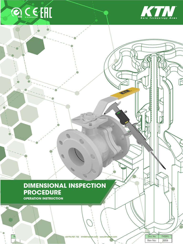 KTN. DIMENSIONAL PROCEDURE | PDF | Specification (Technical Standard ...