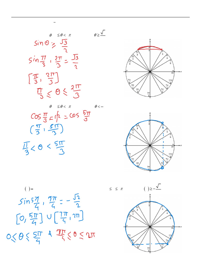 Trigonometric Equations Worksheet B 3.10 II | PDF