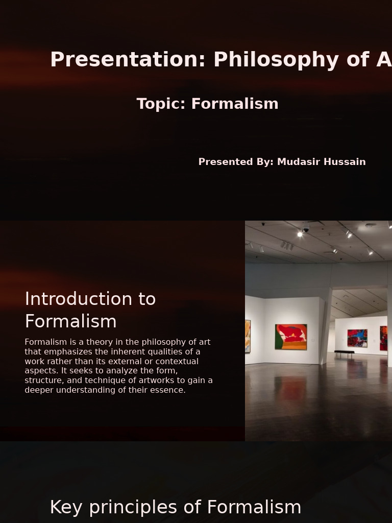 Presentation Philosophy of Art 1 | PDF | Aesthetics | Composition ...