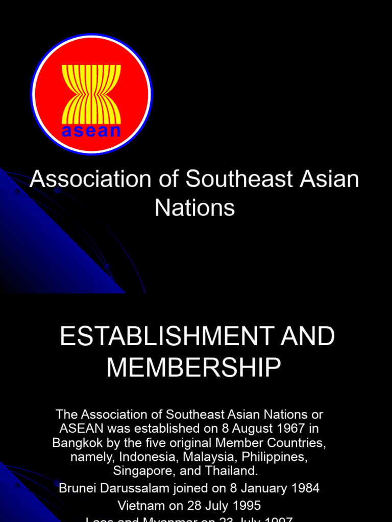 Overview of ASEAN: History and Goals | PDF | Global Politics ...