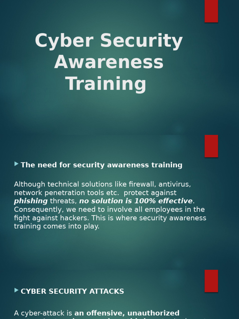 Security Awareness Training | PDF | Ransomware | Malware
