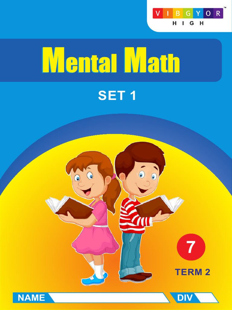 Term 2 - Mental Math Set 1 | PDF | Area | Interest
