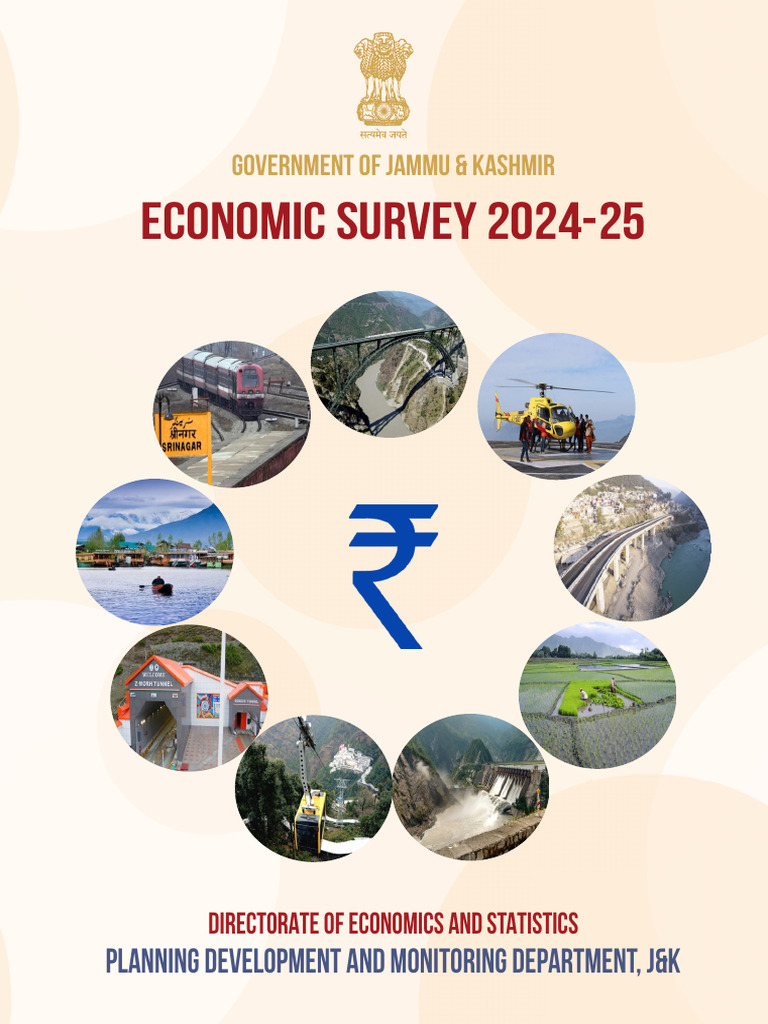 J&K Economic Survey 2024-25 Insights | PDF | Cost Of Living | Gross ...