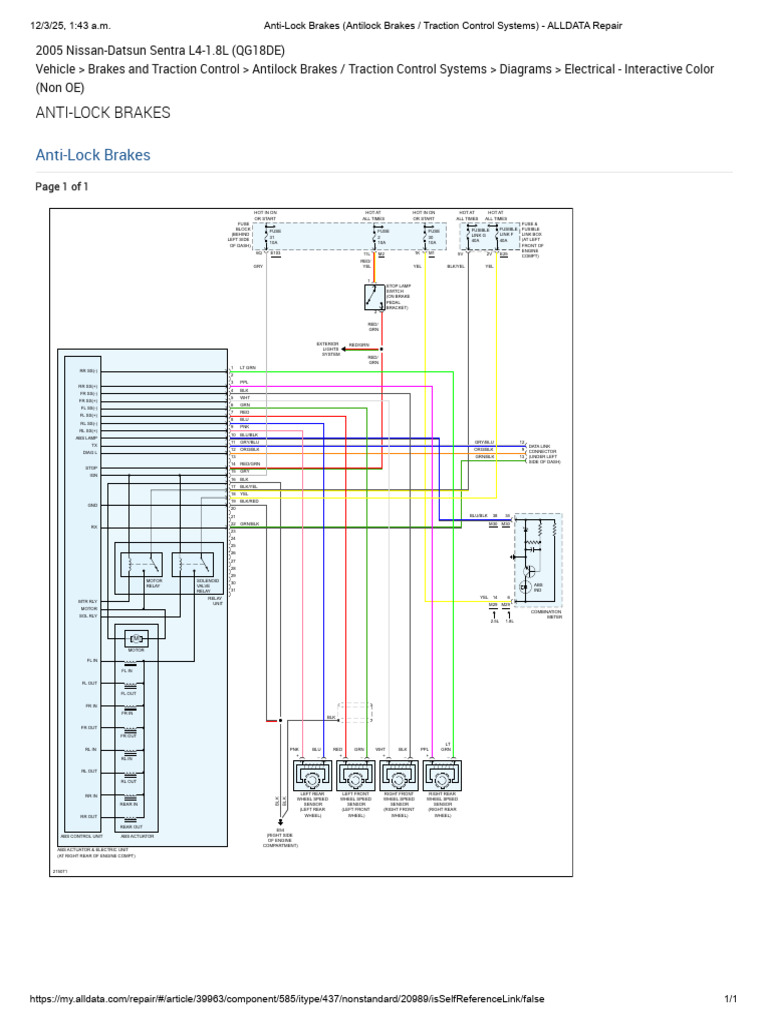 Anti-Lock Brakes (Antilock Brakes - Traction Control Systems) - ALLDATA ...