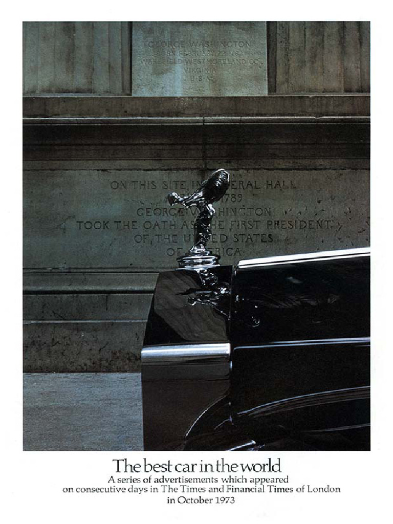 Rolls Royce Range 1973 UK | PDF