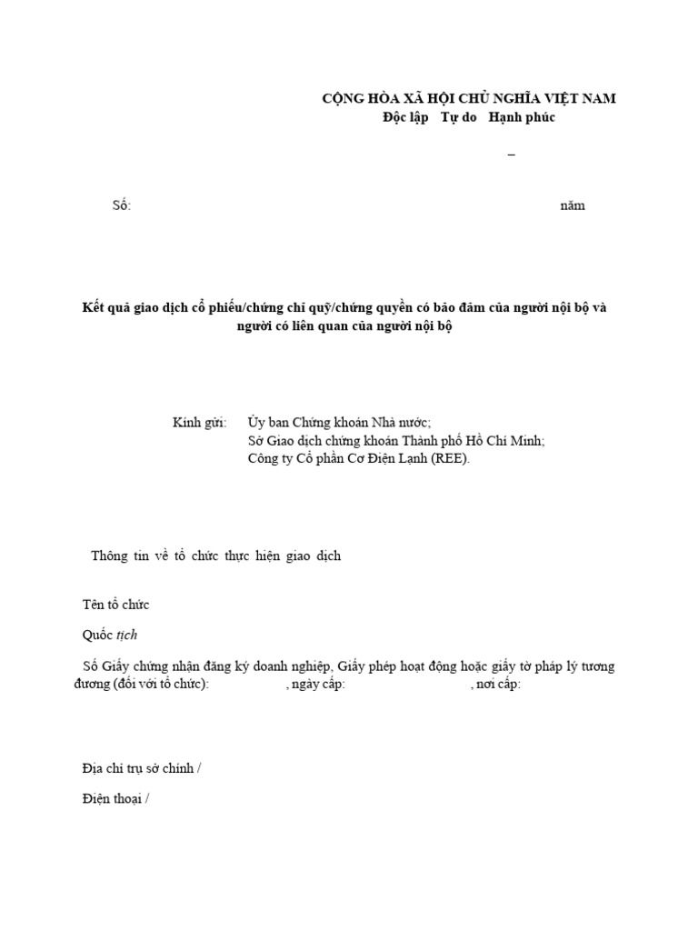 REE - BCKQGD CP Co Dong Lien Quan - Platinum Victory | PDF