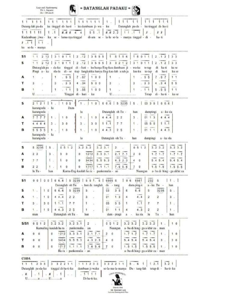 Datanglah Tuhan | PDF