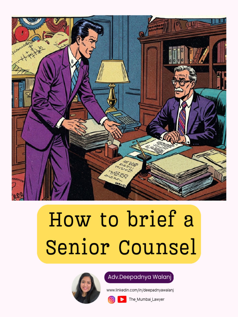 Effective Briefing for Senior Counsel | PDF | Precedent | Judgment (Law)