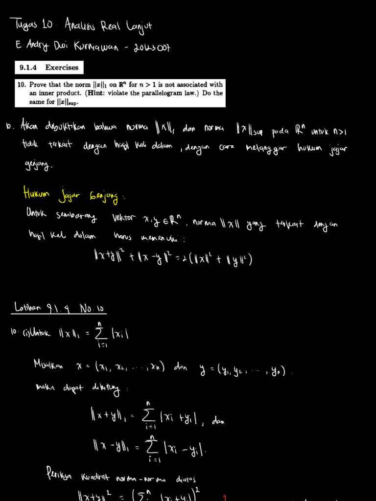 Tugas 10 ARL_E. Andry Dwi Kurniawan | PDF