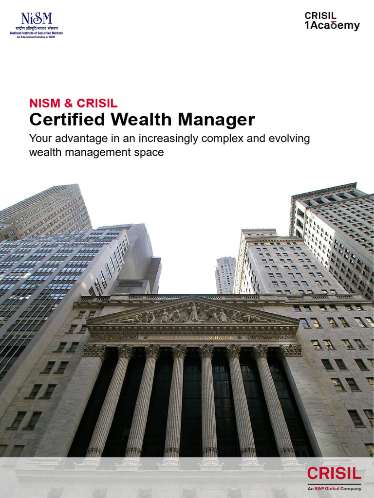 NISM & CRISIL Wealth Manager Certification | PDF | Mutual Funds | Taxes