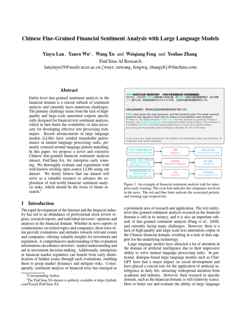 Chinese Fine-Grained FSA With LLM | PDF | Artificial Intelligence | Intelligence (AI) & Semantics