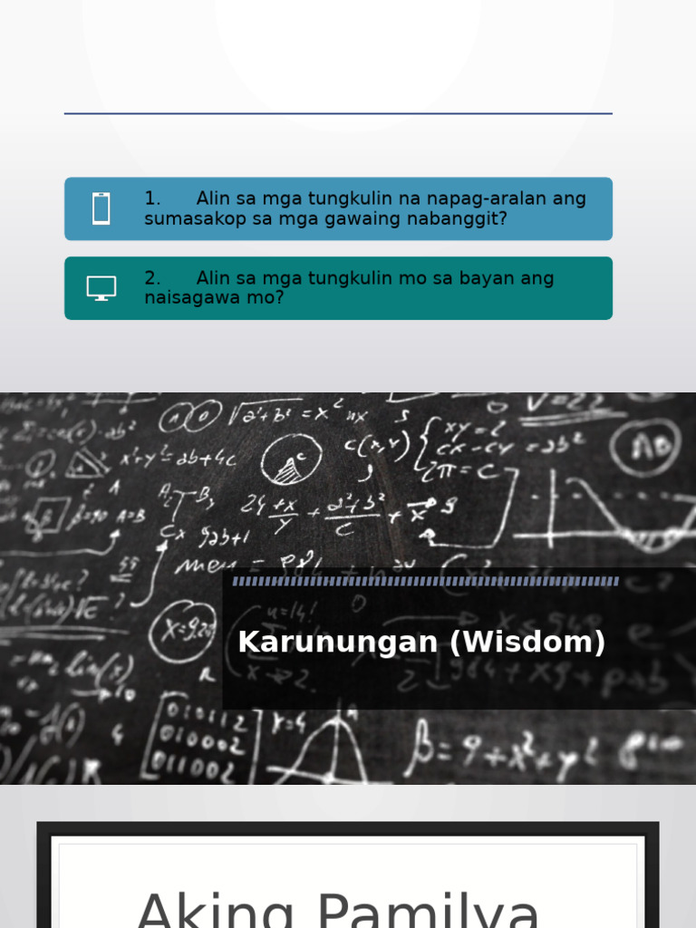 Karunungan (Wisdom) | PDF