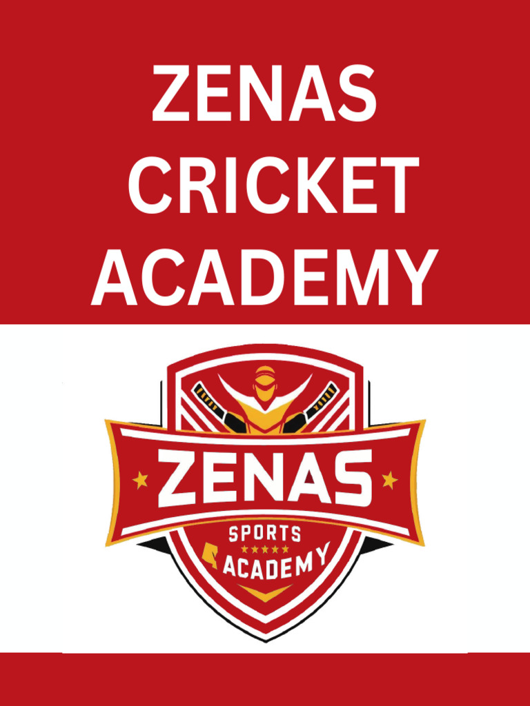 Zenas Cricket Academy (10 X 12 In) | PDF