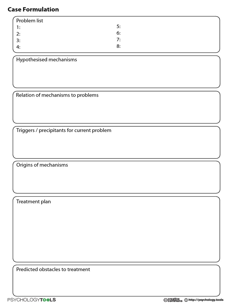 Jacqueline Persons Formulation | PDF