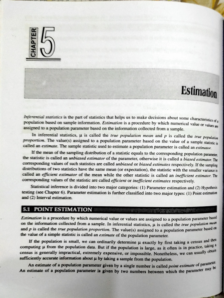 Unit-1 Estimation | PDF
